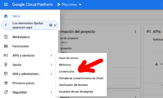 Google Social Login Step 1